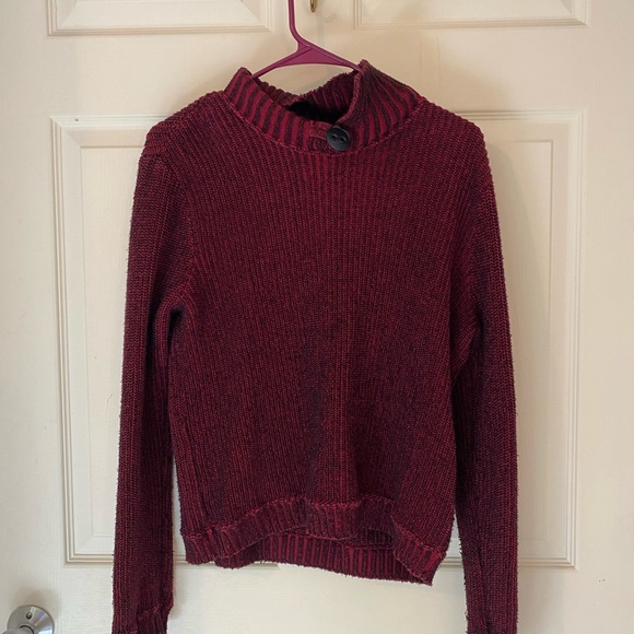 Willow | Sweaters | Willow Red Turtleneck Sweater | Poshmark